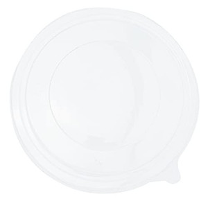Restaurantware LIDS ONLY: Foil Lux Lids For 45 OZ Take Out Containers 200 Lift Tab Lids For Food Containers - Disposable Clear Plastic Food Container Lids Containers Sold Separately