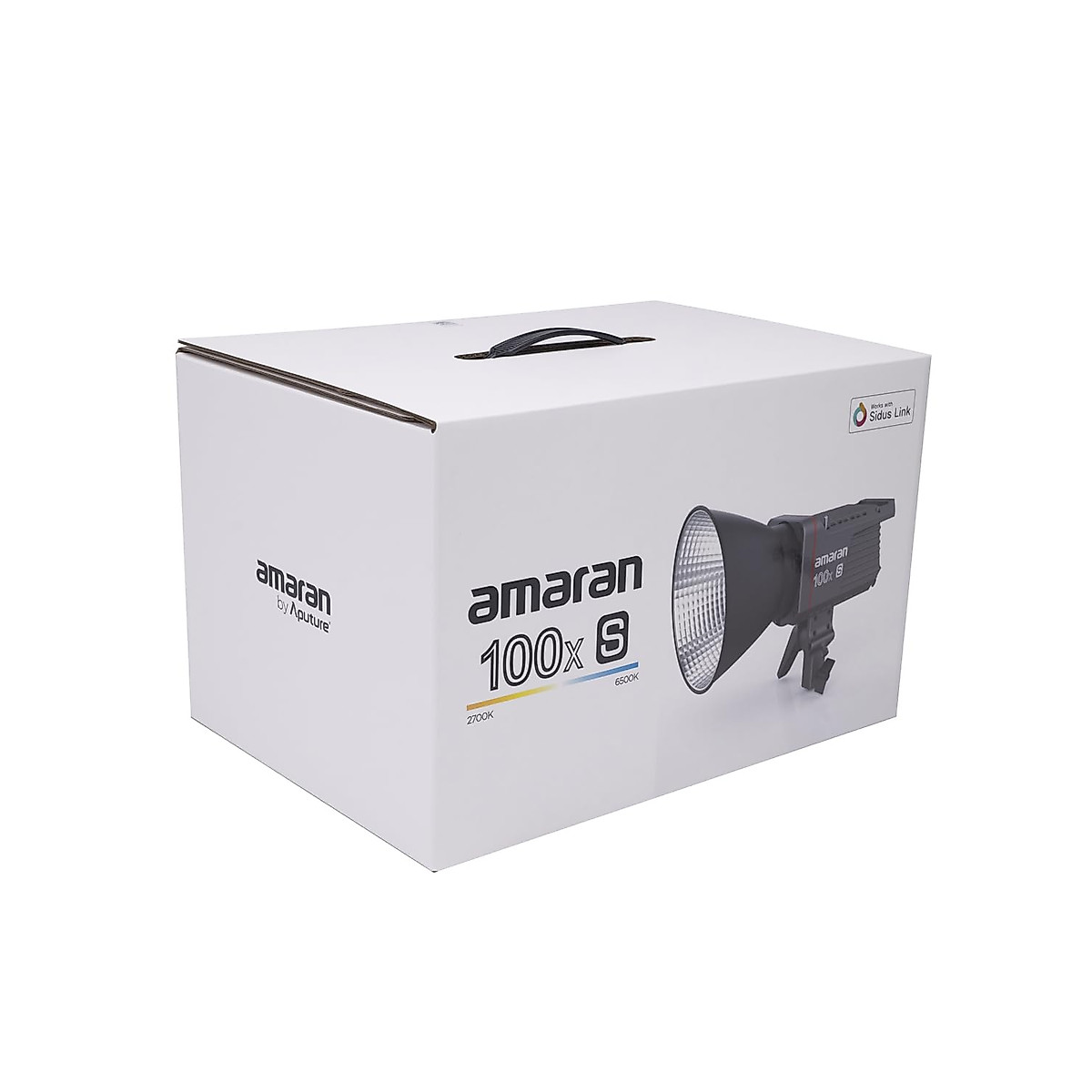 Amaran 100x Upgrade,amaran 100xs Bi-Color LED Video Light 130W 2700-6500k Bluetooth App Control 9 Built-in Lighting Effects DC/AC Power Supply Ultra Silent Fan