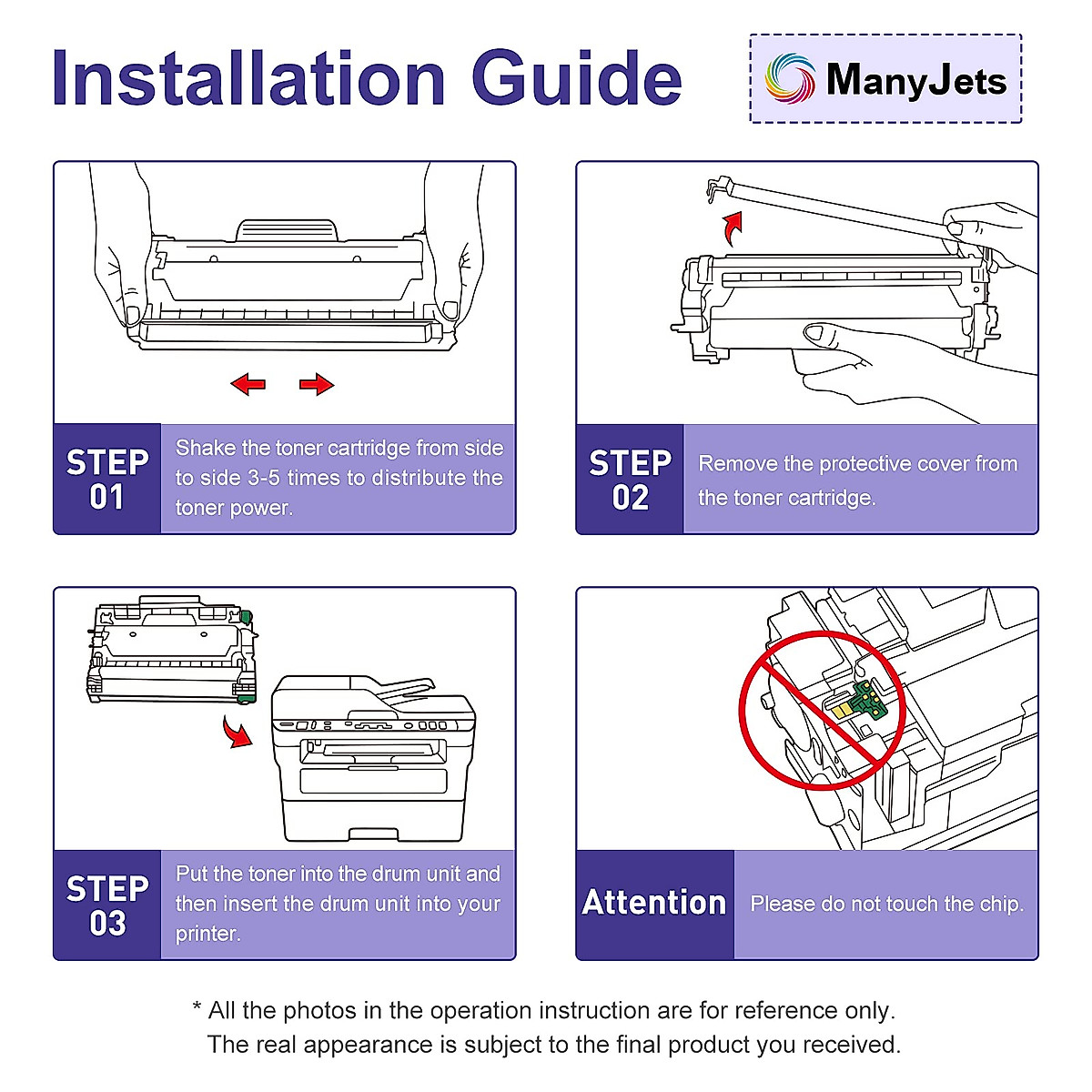 ManyJets 106R02777 Compatible Toner Cartridge Replacement for Xerox 106R02777 Black Toner Cartridge,Work with Xerox WorkCentre 3215 3215NI 3225 3225DNI Phaser 3260 3260DI 3260DNI 3052 (Black,2-Pack)
