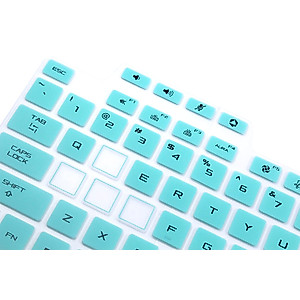Keyboard Cover Compatible for 2022 ASUS TUF Gaming F15 FX507 Laptop, 2022 ASUS TUF Dash 15 Gaming FX517, ASUS TUF Gaming A15 2022, ASUS TUF Gaming A17 FA707 2022, ASUS TUF Gaming F17 FX707 2022 - Mint