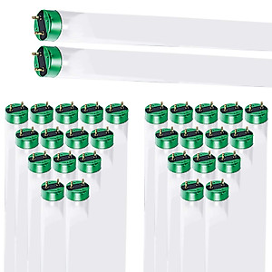 DYSMIO Case of 30 48 inch 32 Watts T8 High CRI Fluorescent Tube Light eco- Friendly Replacement Bulbs with Alto II Technology- 30 Pack, 4000K - Cool White