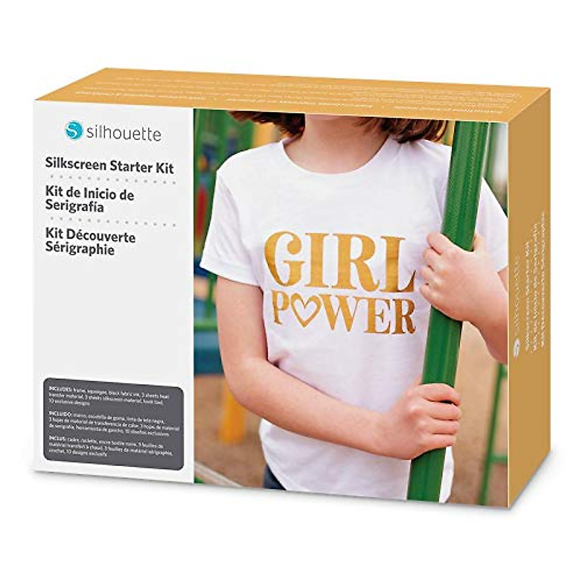 Silhouette Silkscreen Ultimate Bundle Includes Silkscreen Starter Kit with 6 Bonus Sheets of Heat Transfer Material and a 30 Day Trial to Smart-Silhouette