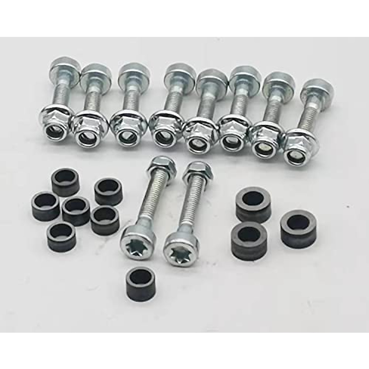 Kerlista,1 Set of Hedge Trimmer Blade Slider,Bolt and Nut fits for Stihl HS81 HS86 HS82 HS87 HSA94 Hedge Cutter , Hedge Trimmer