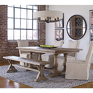 Uttermost Stratford Salvaged Wood Dining Table, Brown