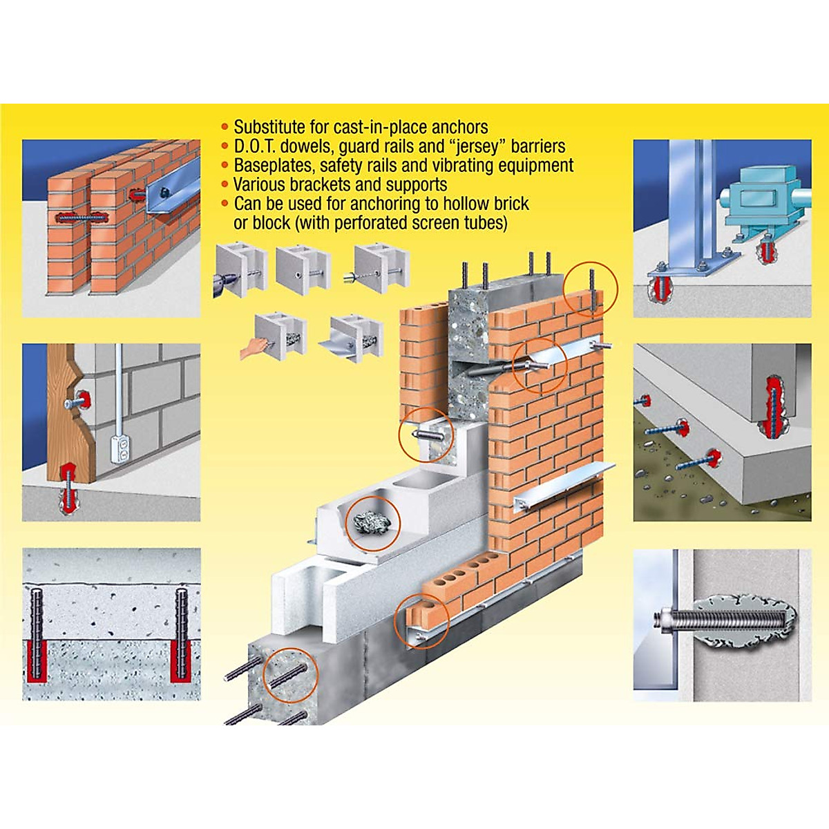 Sika AnchorFix 500 - Two Component Epoxy 20 oz, High Performance, Concrete Anchoring System - Concrete Anchor 2 Part Epoxy, Pack of 12