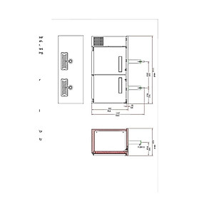 Beer Keg Dispenser Kegerator Commercial Refrigerator Beer double Taps 60" - Black, Half-KegX2, TowerX2,2 Taps
