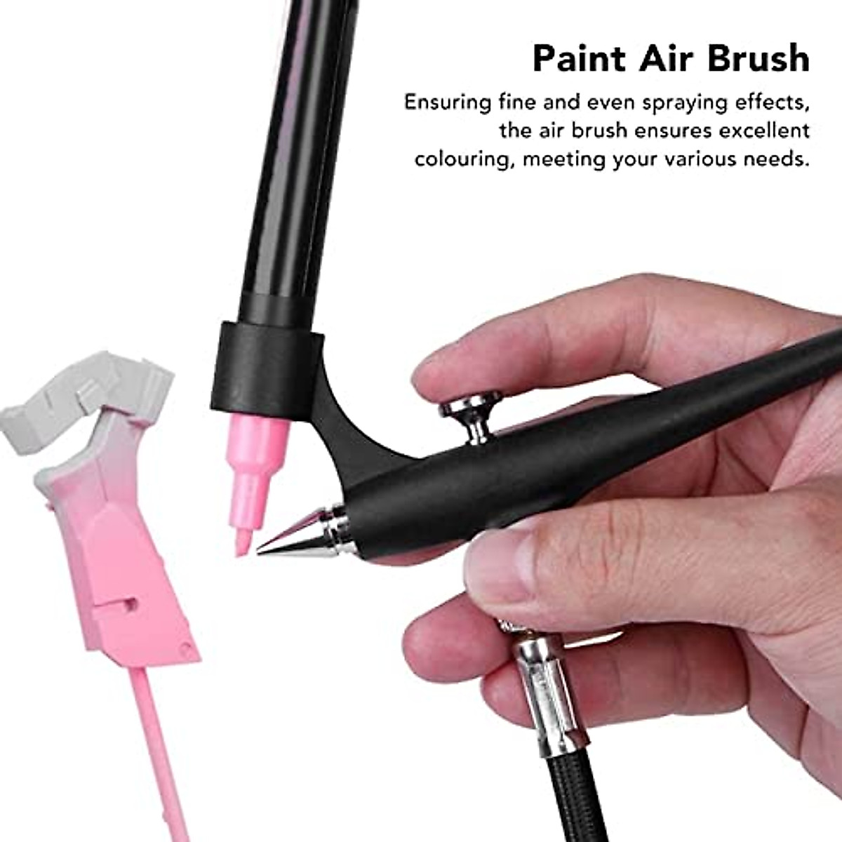 CHEOTIME Marker Airbrush Paint Air Brush, DIY Colouring Accessory Fine Spraying Artistic Tool Creative Air Brush Sprayer Marker Pen Airbrush Premium ABS Airbrush