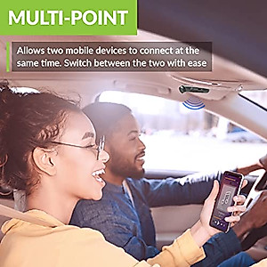 Avantree Roadtrip - Bluetooth Speaker & Wireless FM Transmitter Kit 2-in-1 for Cars with Hands-Free 6W Speakerphones, Built-in Mic, and Multipoint Cell Phone Connections