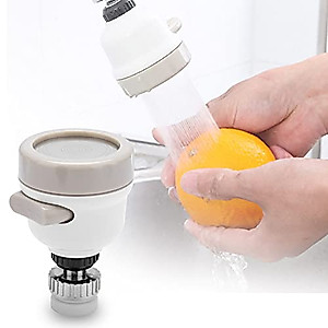 Faucet Sprayer, 360° Rotatable Kitchen Bathroom Rotatable Faucet Nozzle Aerator Adjustable Water Filter Tap for Home Kitchen Bathroom