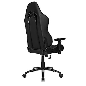 AKRacing Core Series SX Gaming Chair with High Backrest, Recliner, Swivel, Tilt, Rocker and Seat Height Adjustment Mechanisms with 5/10 Warranty - Black