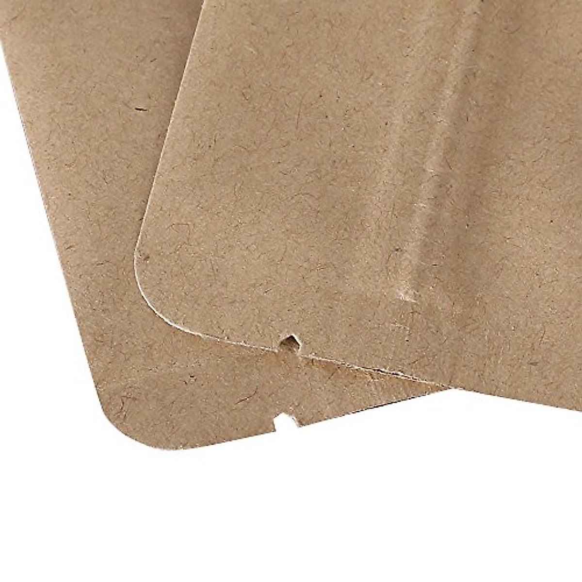 QQ Studio QuickQlick™ Kraft Mylar Heat Sealable Bags (100 Pack) (Brown Ziplock, 5.9" x 9.4" (15 cm x 24 cm))