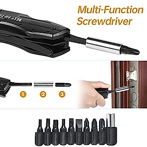 Gift For Dad, Multitool Pocket Knife, Cool Gadgets For Men, Christmas Birthday Gifts For Men Him Dad, Grandpa Fathers Gift Day From Wife Son Daughter.