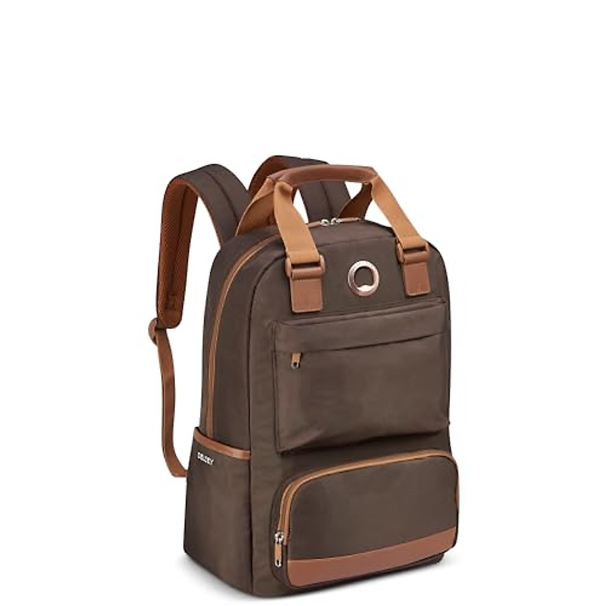 DELSEY PARIS Legere Laptop Travel Backpack, Chocolate Brown