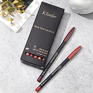 Petansy Lip Liner Pencils Set 12 Colors Waterproof Smooth Lip Pencils High Pigmented Lip Liner Set Matte Lipstick Pen