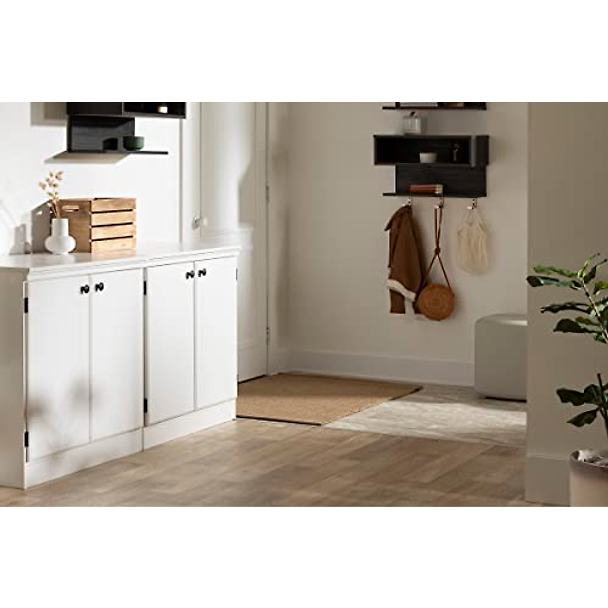 South Shore Morgan 2-Door Storage Cabinet, Pure White