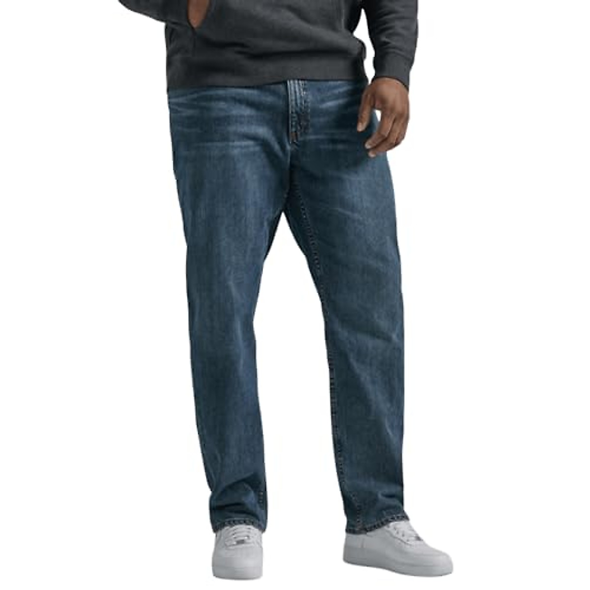 Lee Men's Big & Tall Legendary Relaxed Straight Jean, Lieutenant, 48W x 28L