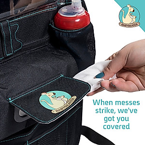 BABYSEATER Car Seat Organizer with Tablet Holder for Kids, XL