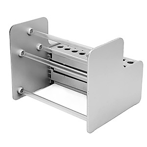 EVTSCAN 200x170x160 mm Compact Desktop Small Tool Holder Organizer, with 18 Holes and 4 Compartments, ABS Plastic Easy Assembly Workbench Tool Rack for Screwdriver, Wrench, Plier