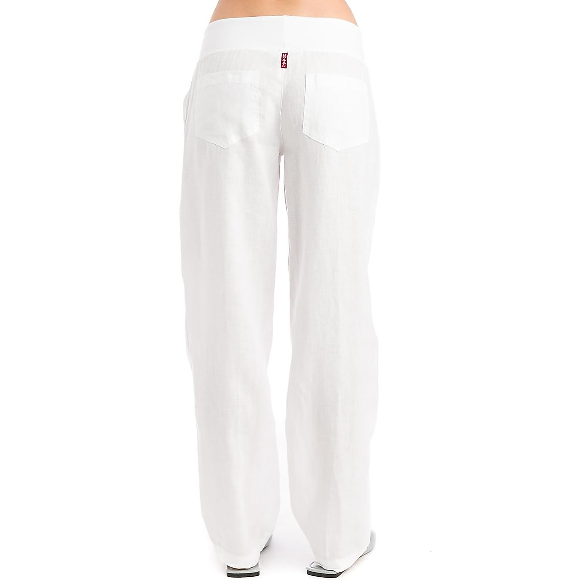 Hard Tail Women's Straight-Up Linen Pant White XL