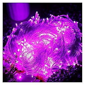 Fairy Lights Outdoor Fairy String Lights 10M With 100 LED 8 Modes Wave Rope Lights Icicle Curtain Light,Waterproof Festival Lighting For Garden Patio Yard Home Wedding Party And Christmas Decoration Z