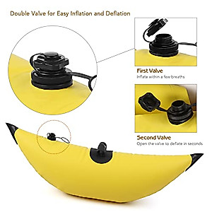 LIXADA Kayak outriggers Kayak 2 PCS Stabilization System Kayak PVC Inflatable Outrigger Float with Sidekick Arms Rod Kayak Stabilizers