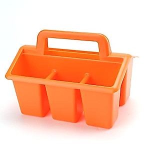 6pcs Storage Caddy, Shower/Bath Caddy with 4 compartment for Shampoo,Combs,Brushes,Samll Toys,Classroom Caddies for Teachers and Daycare Supplies for pens, markers and small craft tools