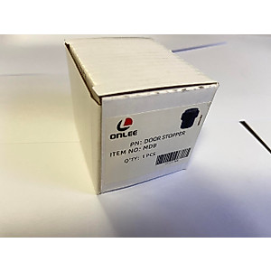 Door Stopper, Safety Cylindrical Floor Decorative doorknobs Stainless Steel with Rubber Contemporary-Black