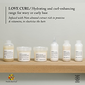 Davines LOVE Curl Cream, Weightless Curl Defining Leave-On Serum For Curly And Wavy Hair, Residue-Free Softness and Shine, 5.07 Fl Oz