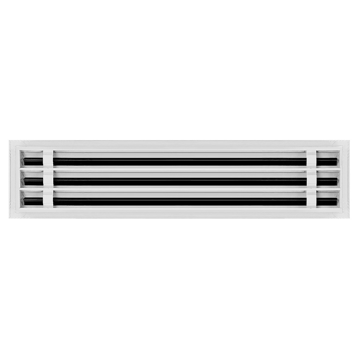 BUILDMART - 26x6 Modern AC Vent Cover - Decorative White Air Vent - Standard Linear Slot Diffuser - Register Grille for Ceiling, Walls & Floors - Texas