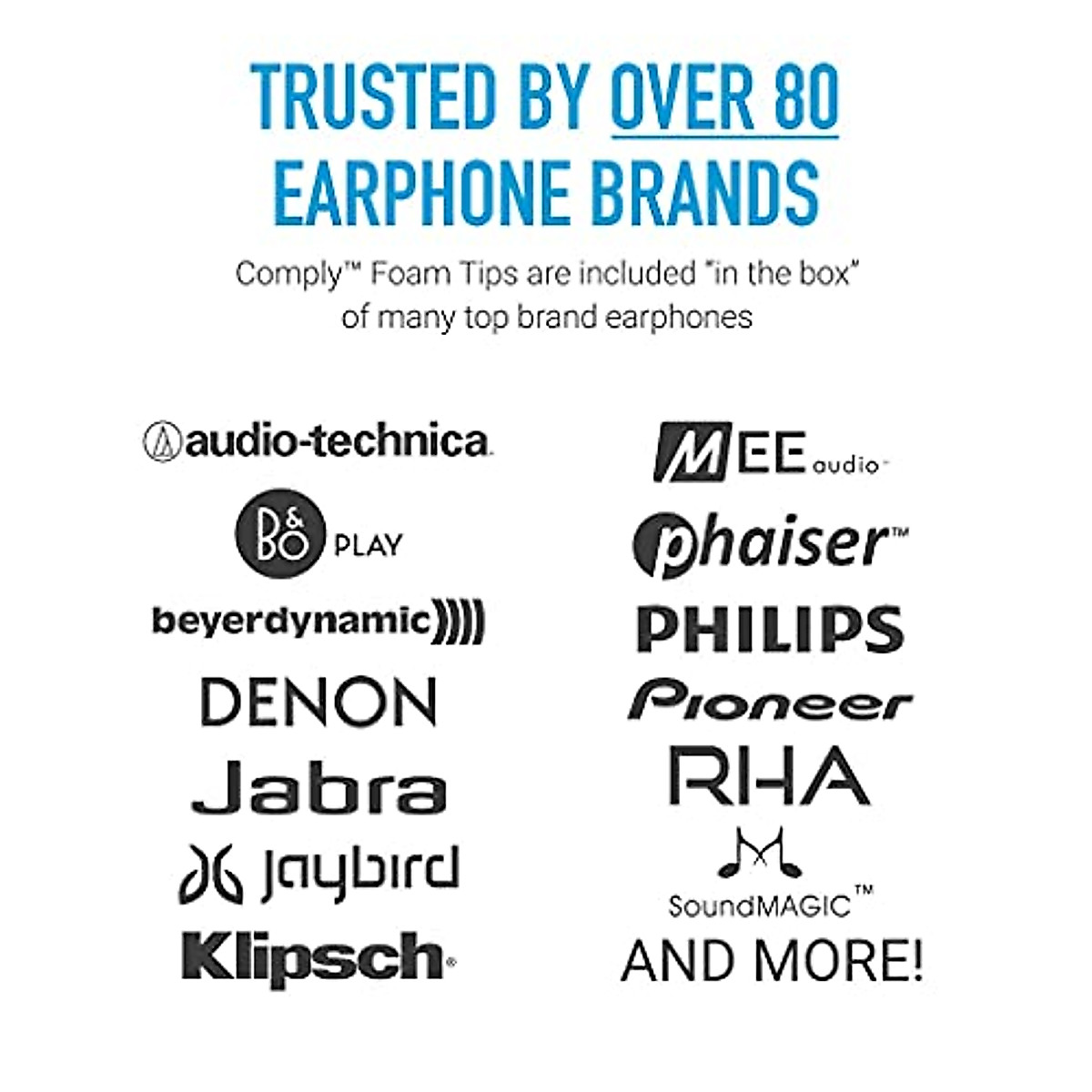 Comply Isolation Plus Premium Noise-Cancelling Memory Foam Replacement Earbud Tips for Sennheiser HD1 Momentum MIE2, IE 800 S, and CX 3.00 Earphones with a Comfortable Secure Fit (Medium,3 Pairs)