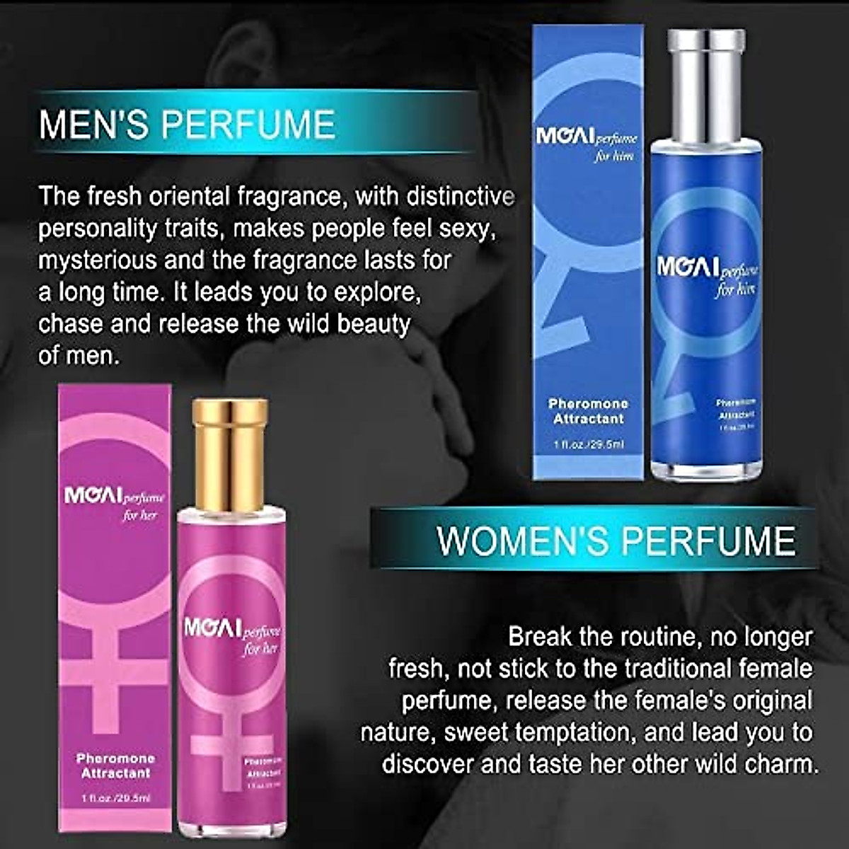 Pheromone Perfume for Men, Long Lasting Fragrance，Perfume de feromonas para atraer a Los Hombres，Pheromone Cologne for Men (Color : Man)
