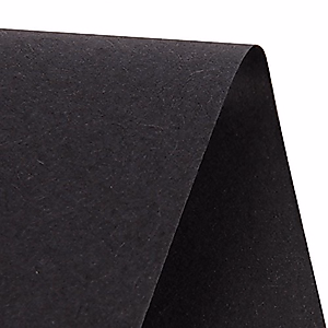 RUSPEPA Black Kraft Paper Roll - 12 inches x 100 feet - Recyclable Paper Perfect for for Crafts, Art,Small Wrapping, Packing, Postal, Shipping, Dunnage & Parcel