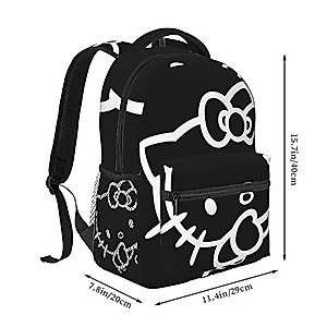Cartoon Cat Backpack Casual Travel Bookbag Fashion Laptop Backpack