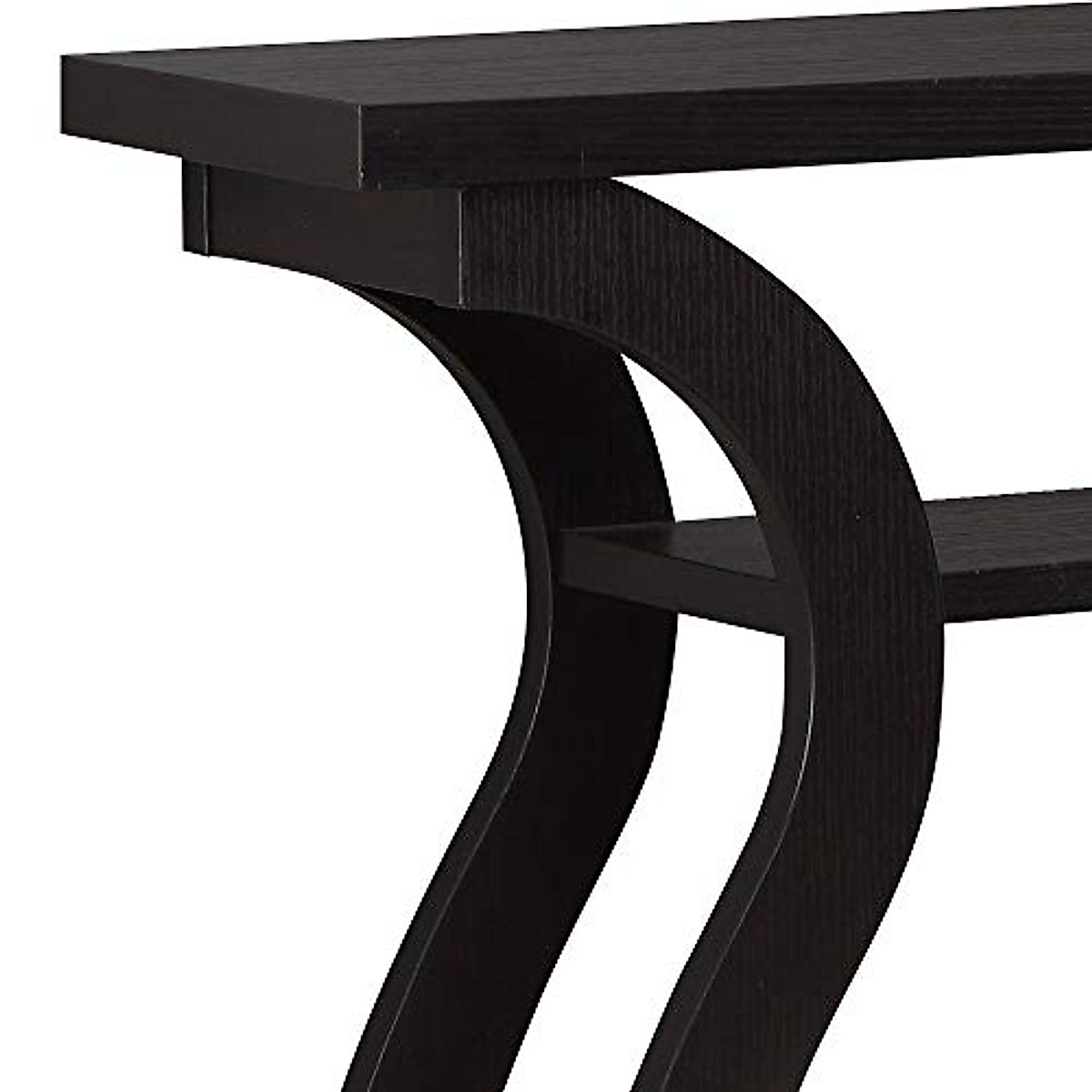 Monarch Specialties 47" Console Table - Sleek and Modern Accent Table for Your Home (Cappuccino/Dark Brown/Espresso)