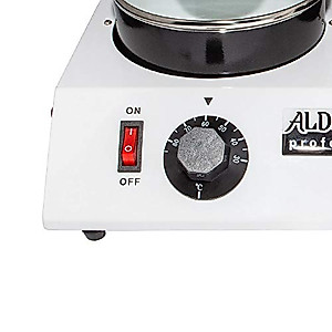 ALDKitchen Chocolate Melting Pot | Professional Chocolate Tempering Machine with Manual Control | Heated Chocolate | 110V | Double (4.5 lb (2.4 kg))