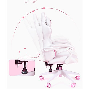 Gaming Chair Girls Cute Computer Armchair Office Home Lifting Adjustable Chair