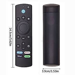 Replacement Voice Remote L5B83G (3rd GEN) Compatible with Fire TV Stick 4K for Amazon Fire TV Stick (2nd Gen, 3rd Gen, Lite, 4K), Fire TV Cube (1st Gen and Later) and Fire TV (3rd Gen)