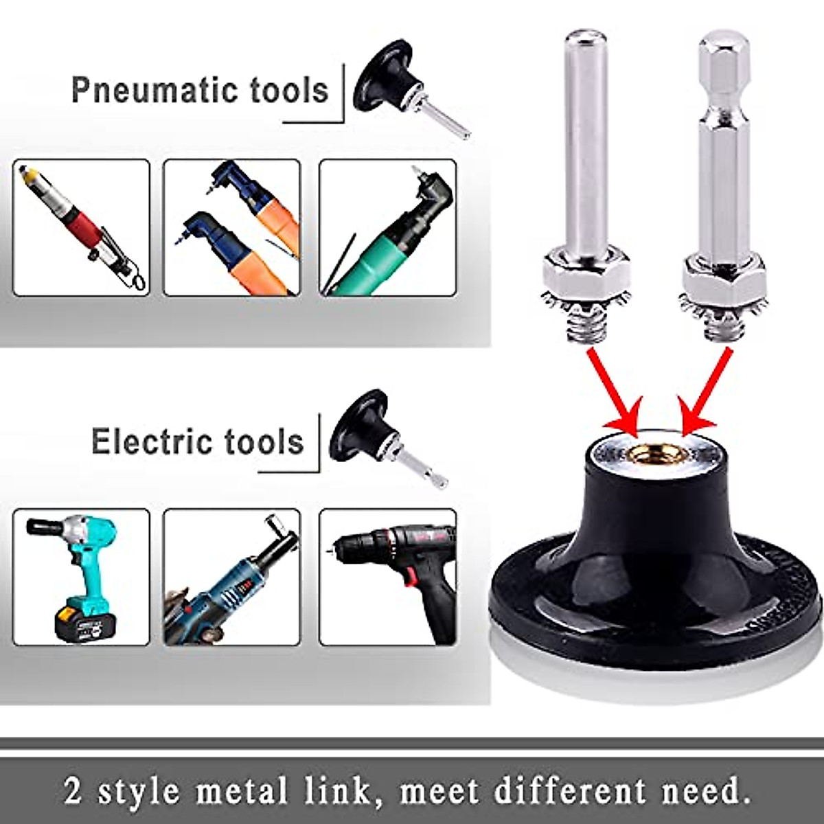 AUSTOR 126 Pcs Sanding Discs 2 Inch Quick Change Disc with 1/4 inch Tray Holder Surface Conditioning Disc for Surface Prep Strip Grind Polish Finish Burr Rust Paint Removal