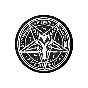 Killstar Trailblazer Baphomet Satanic Goat Gothic Punk Pentagram Rug KSRA003135