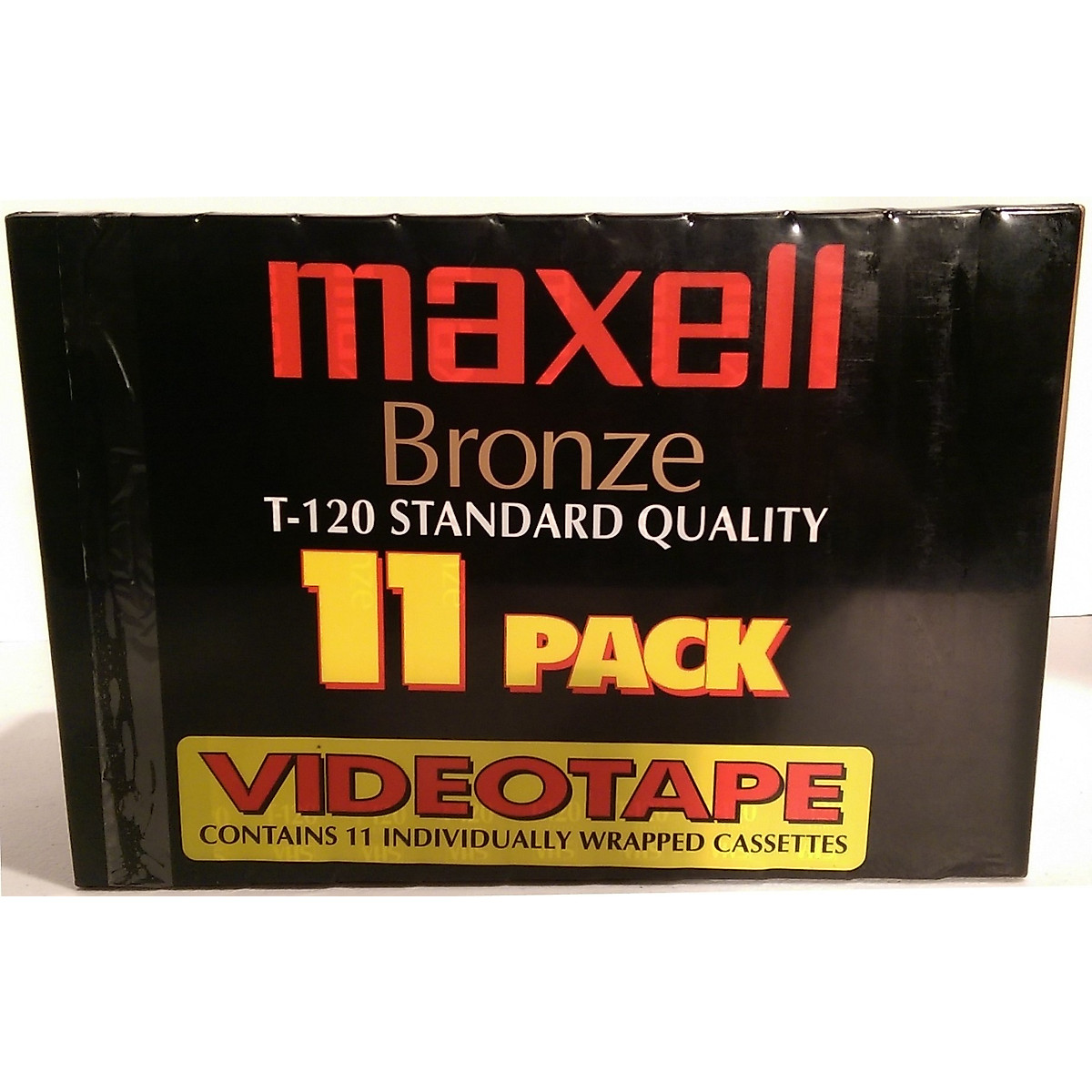 Maxell Bronze T-120 Standard Quality - 11 pack.