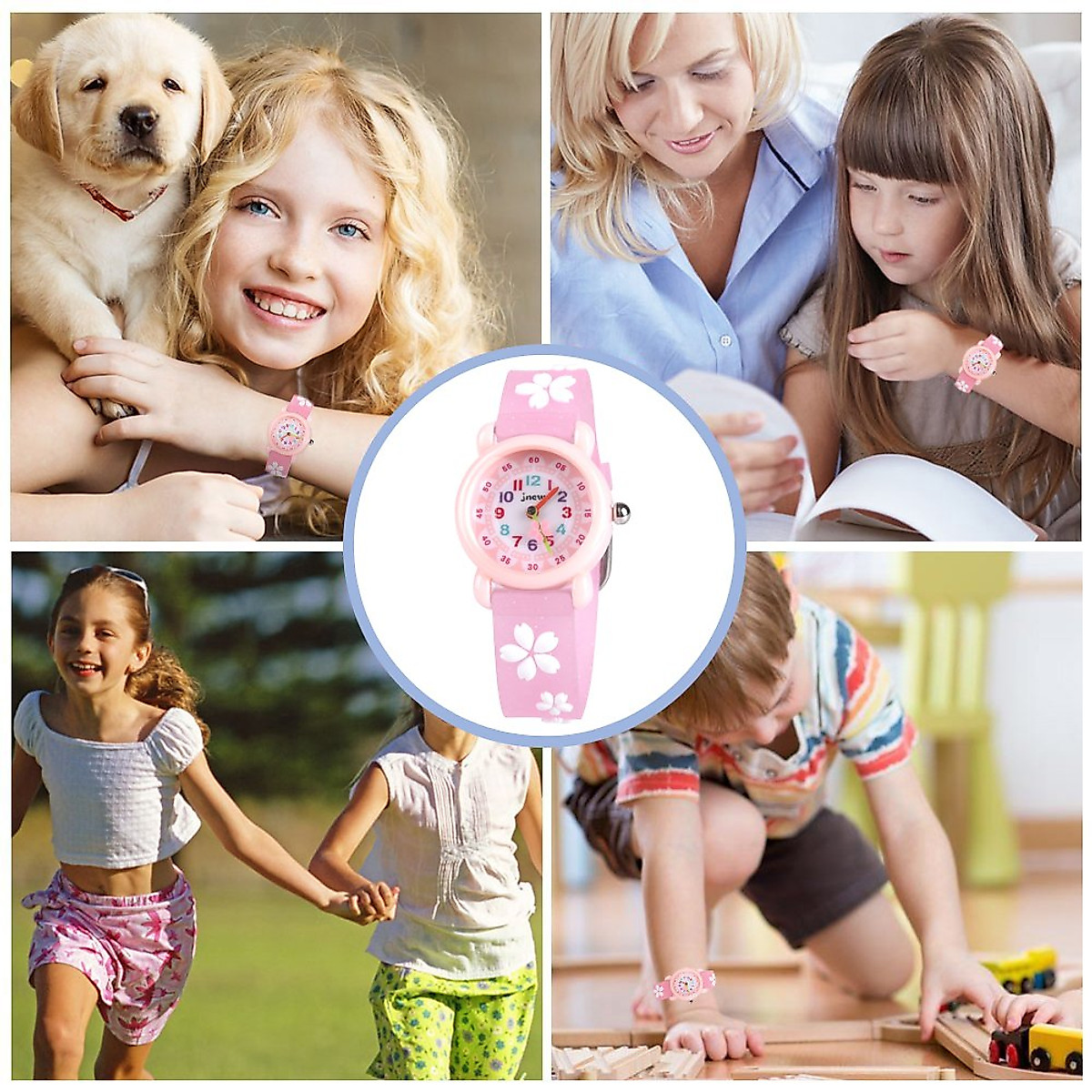 Gift for 3-8 Year Old Girls Kid, Kids Wristwatch Watch Toy for 3-7 Year Old Girl Age 3-10 Gift for Children Birthday