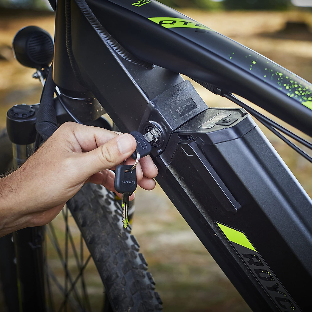 ROYCE UNION RTE 26” Electric Mountain Bike, Pedal Assist to 20MPH, Matte Black, 8 Speed, Removable 36V 10.4AH Lithium Battery