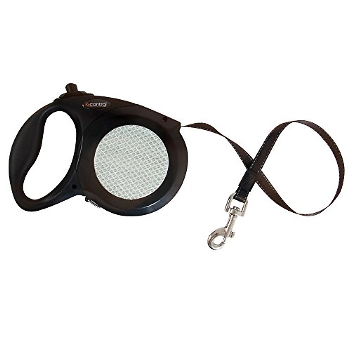 Petmate K9 Control Retractable Dog Walking Leash, Large, Up to 120lbs, 20’ tape, includes zeroslack technology allowing leash to retract while in locked position