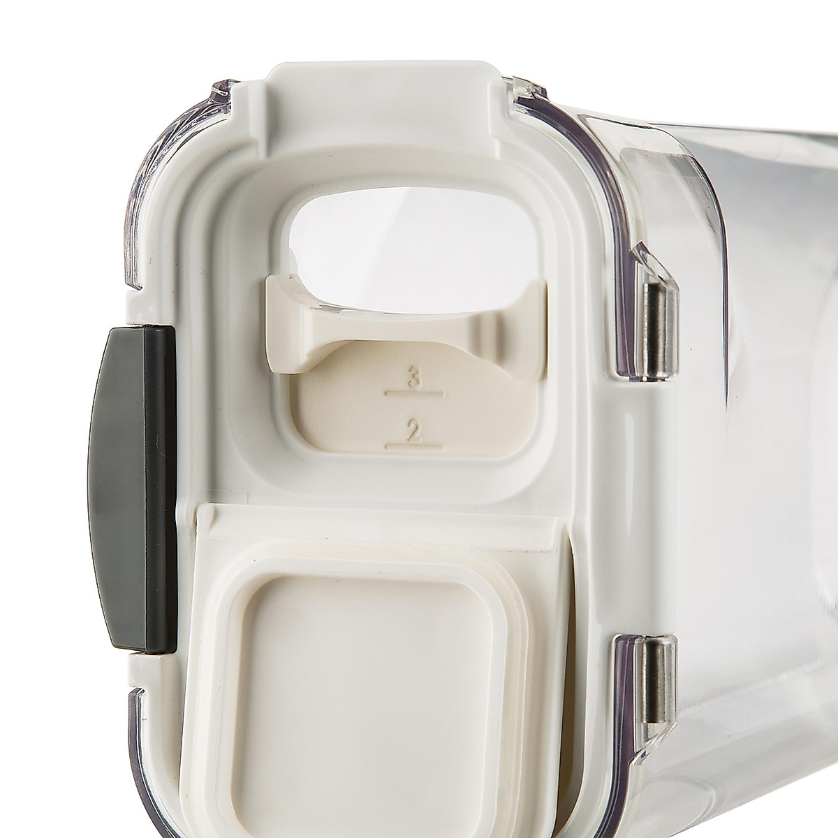 Progressive International Prepworks ProKeeper 2- Piece Kitchen Clear Food Baker's Kitchen Storage Organization Canister Set (Pasta 1.4-Quart)