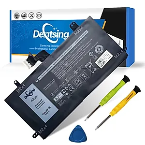 Dentsing J0PGR Laptop Battery Compatible with Dell Latitude 12 5285 5290 E5285 2-in-1 T17G T17G001 T17G002 Series Notebook 0J0PGR JOPGR 0RDYCT RDYCT 1WND8 X16TW 0X16TW 0FTH6F FTH6F 7.6V 42Wh/5250mAh