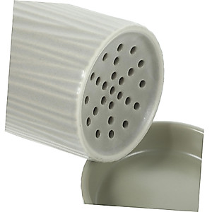 RORPOIR Ceramic Drainer Cutlery Pan Ceramics Household