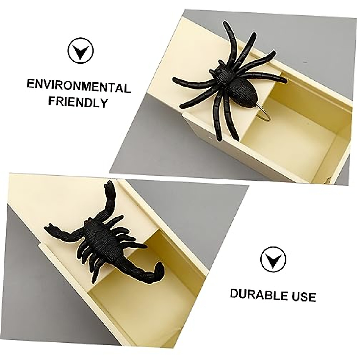 ibasenice 9 pcs Teenager Party Novelty for Joke Scorpion Spiders Spider ...