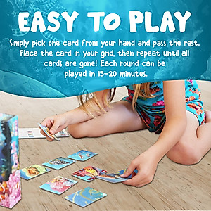 Genius Games Ecosystem: Coral Reef - A Mensa Recommended Family Card Game About Aquatic Animals, Their Habitats & Food Chain | A Light Educational Marine Biology Board Game for Kids and Families