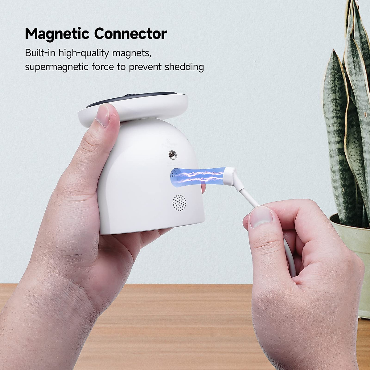 OLAIKE 16ft/5m Power Cord for Google Nest Cam Outdoor or Indoor (Battery) - 2nd Gen, Camera Charger with Adapter Weatherproof Charging Cable Magnetic Connector, White