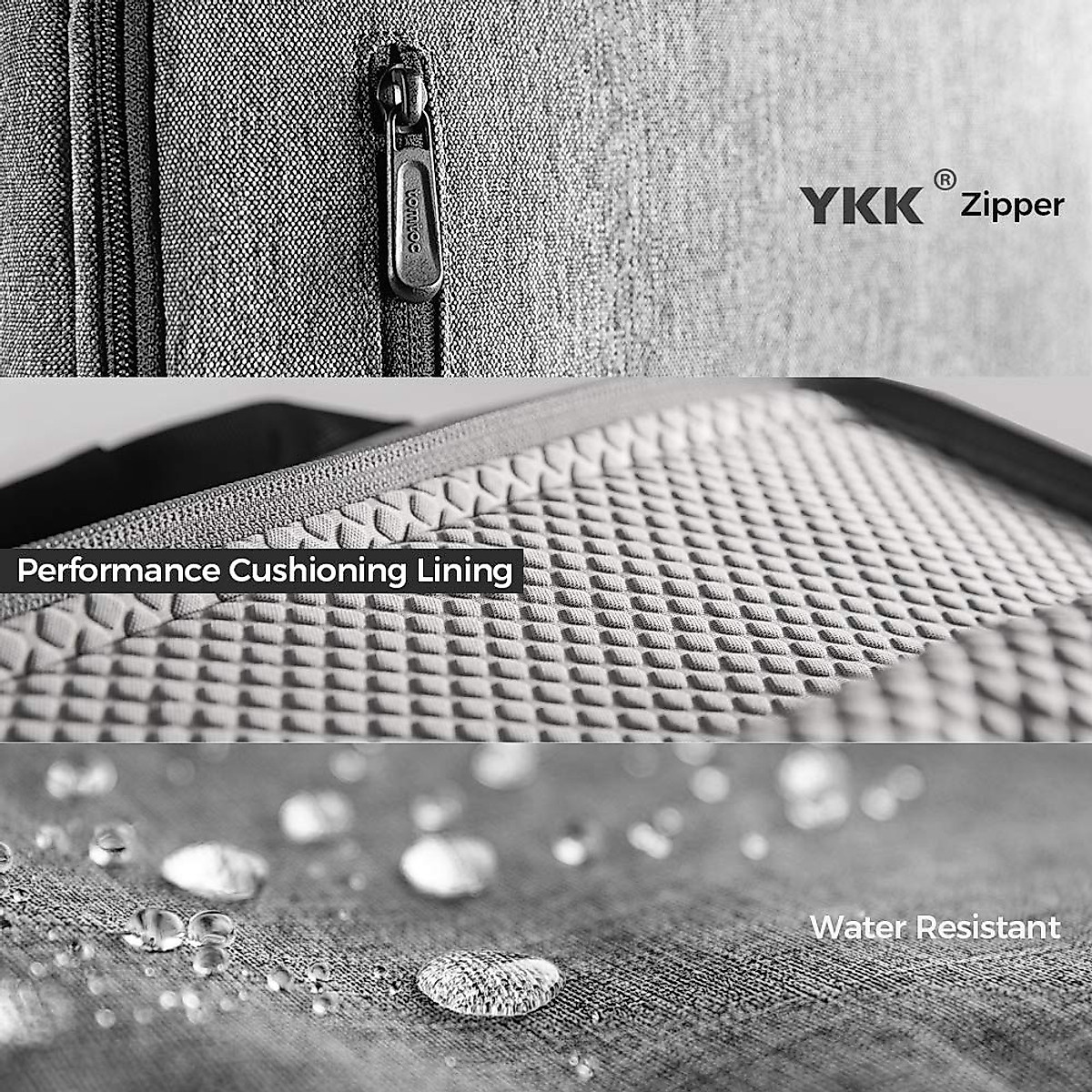 tomtoc Protective Laptop Shoulder Bag for 15.6 Inch Universal HP Dell Acer ASUS Lenovo Laptop Chromebook Ultrabook, Multi-Functional Business Laptop Briefcase for 15 16 In MacBook Air/Pro M4/M3/M2/M1